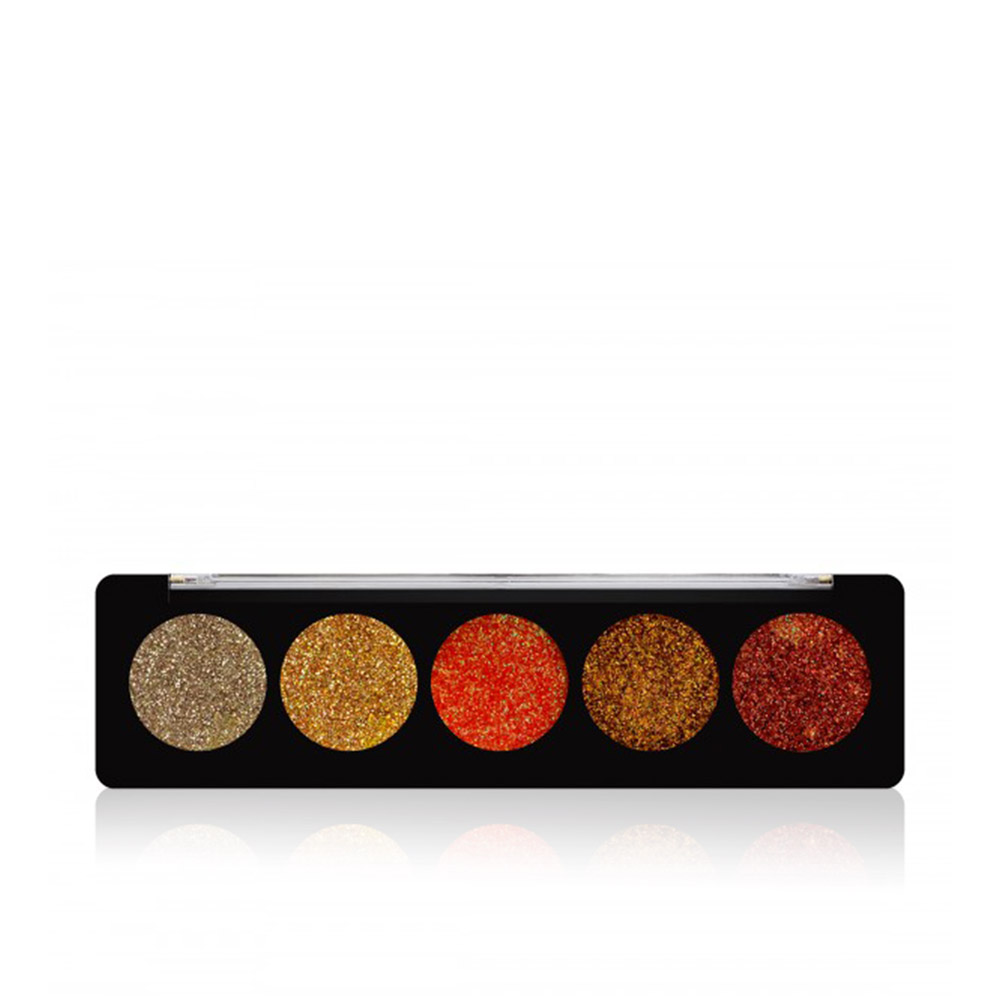 Glitter Palette - Ruby Gems - 5 Shade|Brandatt store